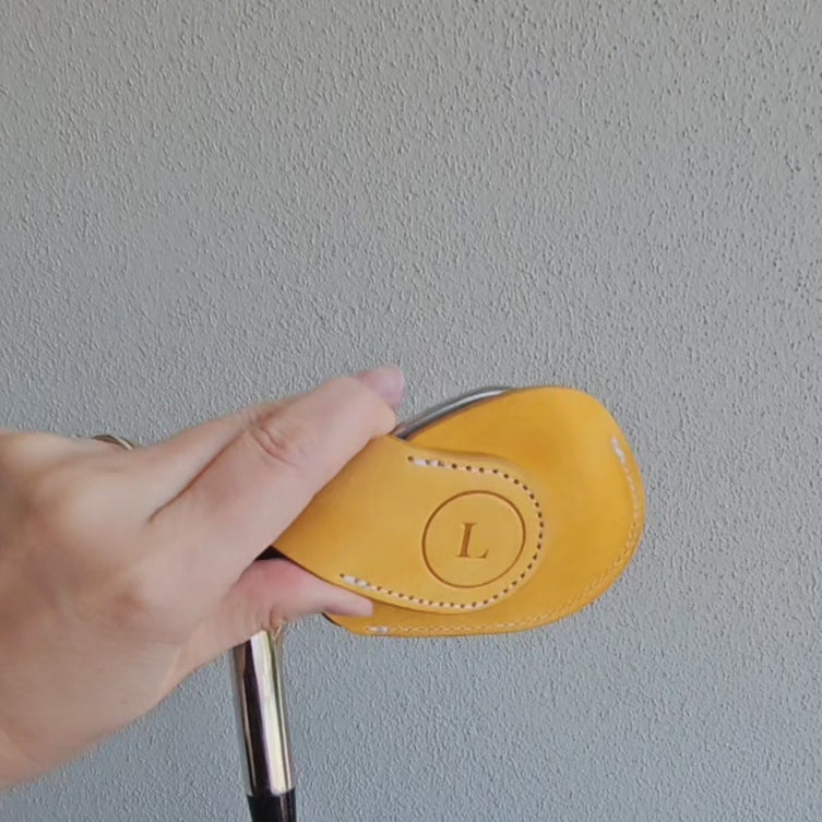 Leather Golf Iron Covers | Handmade Leather Goods | Layover and Co.